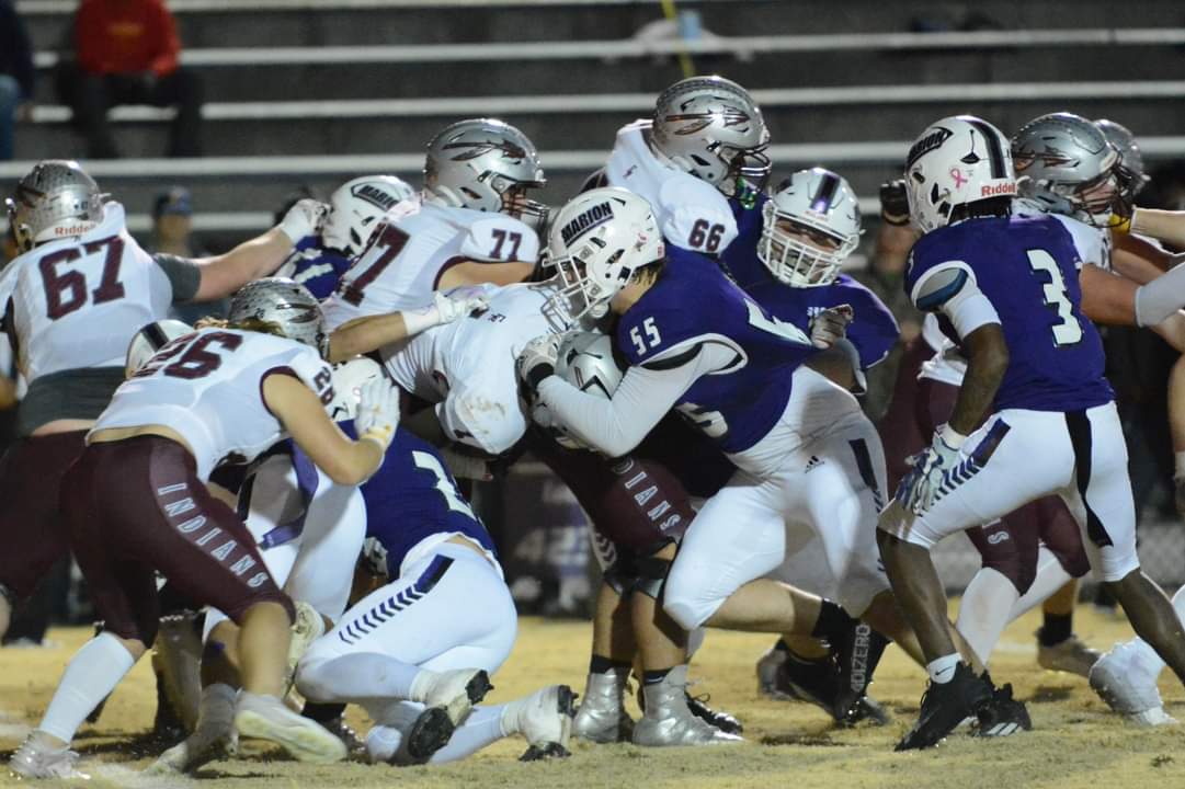 Warriors Fumble Second-Round Against Indians - The Marion County Tribune